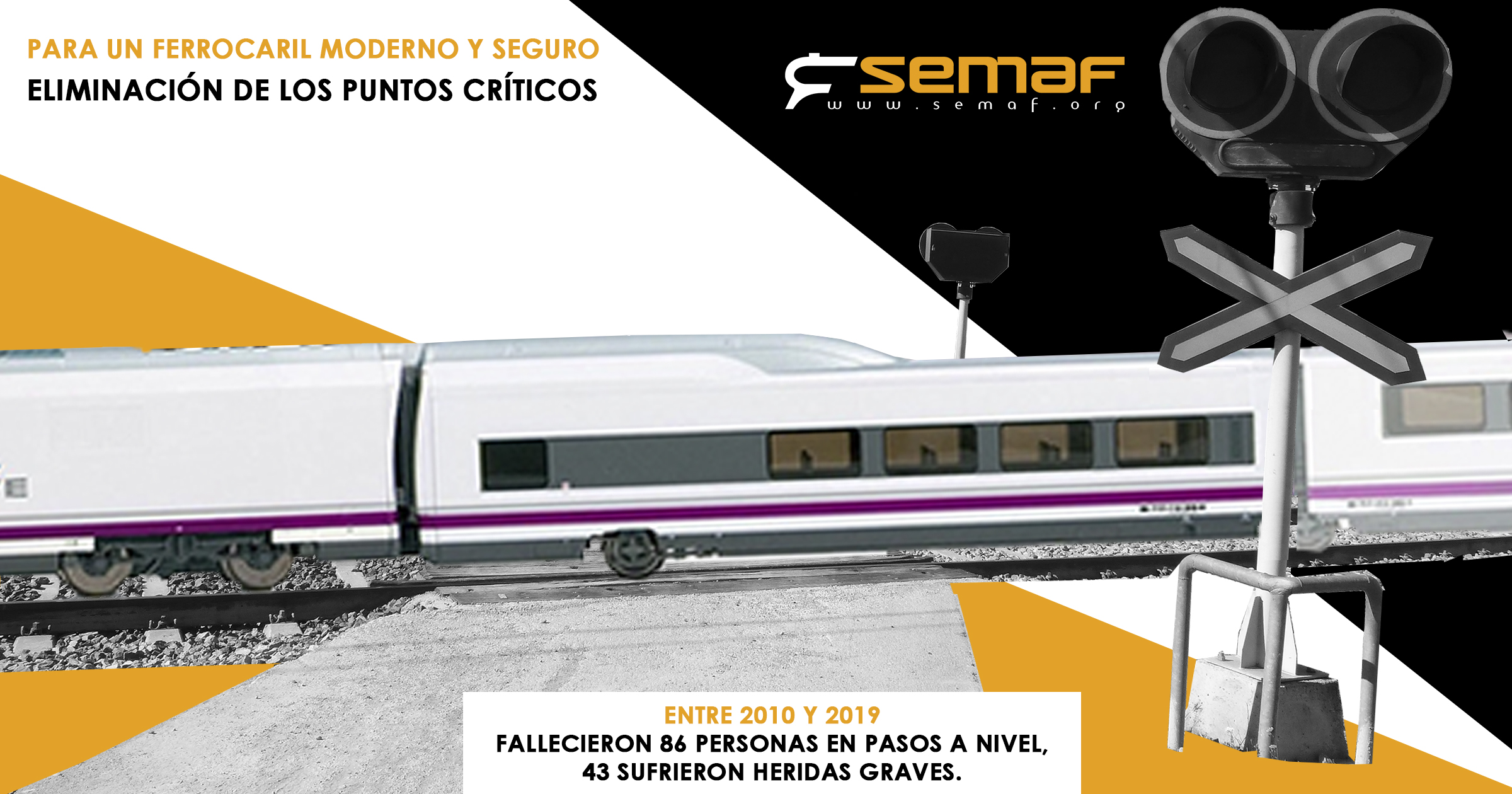 Pasos a Nivel: la asignatura pendiente del ferrocarril español - SEMAF